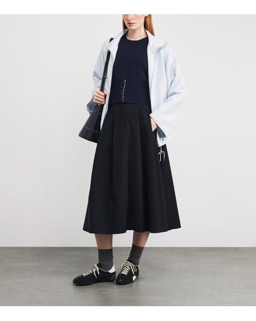 Sandro Wool-Cashmere Tank Top in Blue | Lyst UK