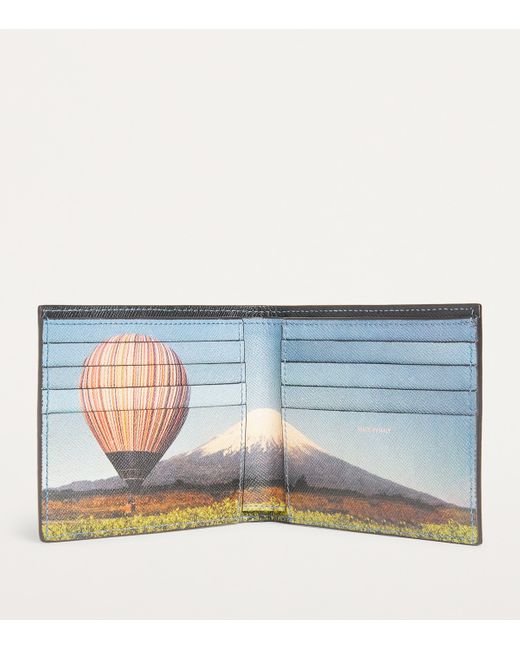Paul Smith Leather Balloon Bifold Wallet in Black for Men | Lyst
