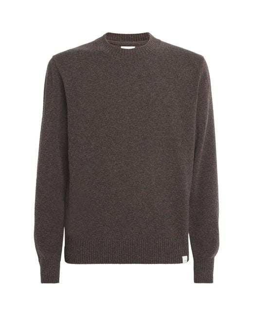 Norse Projects Merino Wool Sweater in Brown for Men | Lyst