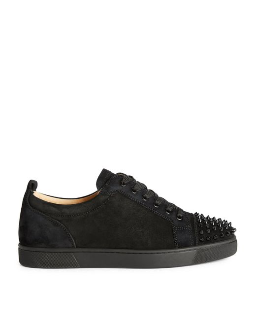Christian Louboutin Louis Junior Spikes Leather Sneakers in Black for ...