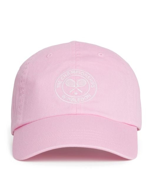 Polo Ralph Lauren X Wimbledon Cotton Logo Cap in Pink for Men | Lyst