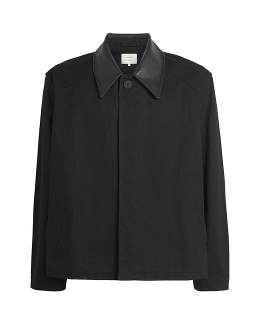 Studio Nicholson X Aaron Levine Cotton Canvas Dover Jacket in Black for ...