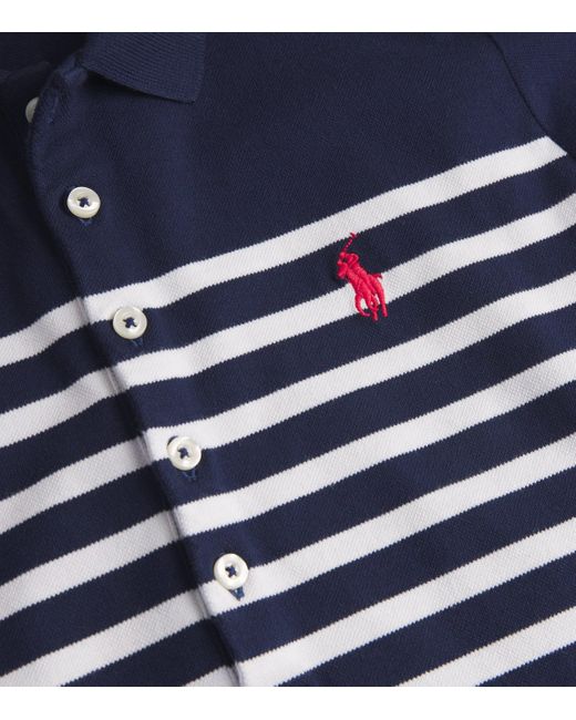 Polo Ralph Lauren Polo Shirt Dress in Blue | Lyst