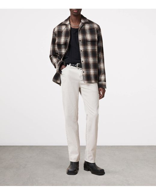 AllSaints Corduroy Reid Jeans in Gray for Men | Lyst