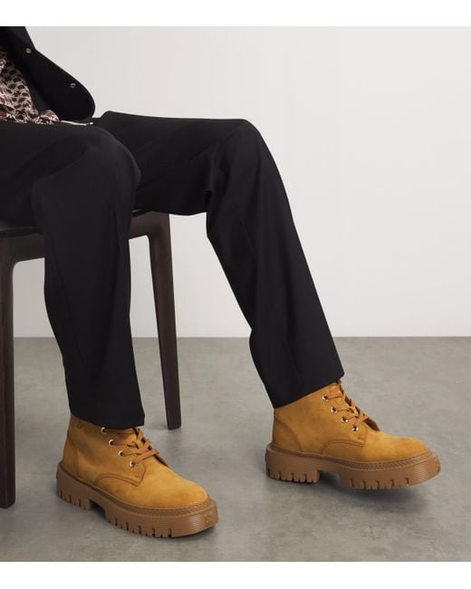 Amiri Leather Jumbo Boots in Brown for Men | Lyst