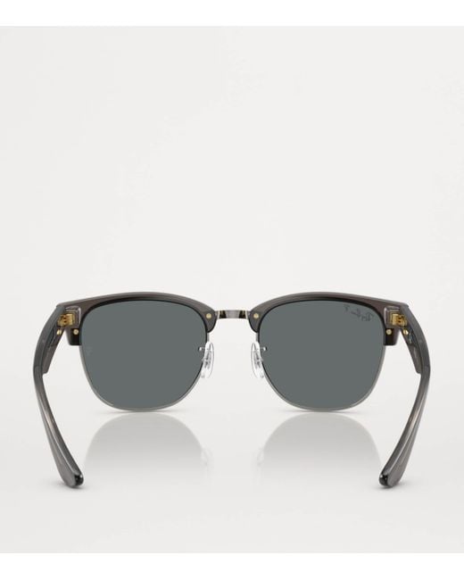 Ray-Ban Rbr0504S Clubmaster Sunglasses in Grey | Lyst UK