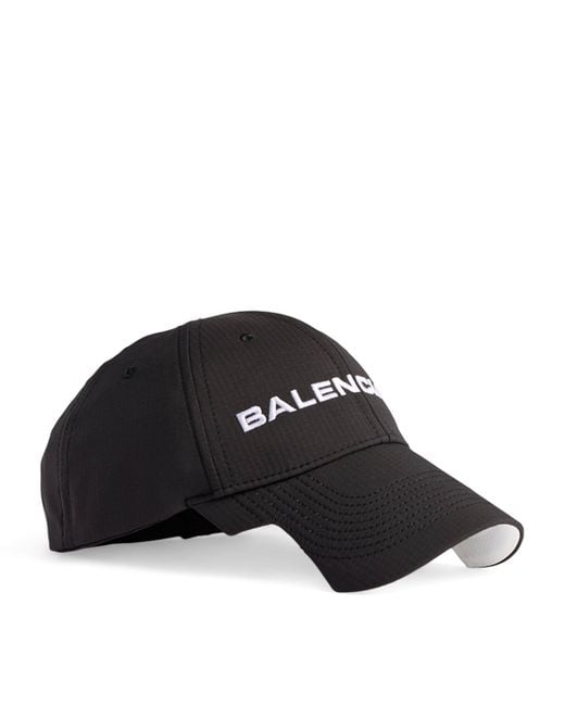 Balenciaga Logo Cap in Black for Men | Lyst UK