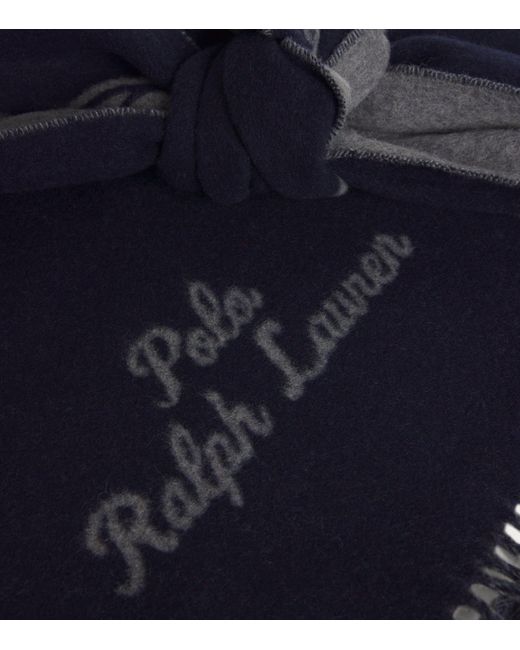 Polo Ralph Lauren Jacquard Polo Pony Scarf in Blue for Men | Lyst