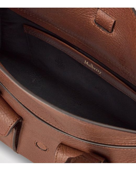 Mulberry Mini Leather Roxanne Top-Handle Bag in Brown | Lyst UK