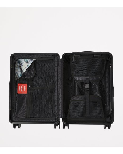 Sprayground Peeking Character Check Cabin Suitcase in Black | Lyst