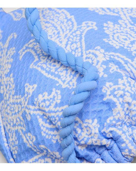 Heidi Klein Reversible Playa Paraiso Bikini Top in Blue | Lyst