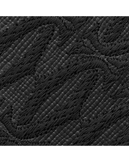 Cartier Leather C De Embroidered Card Holder in Black | Lyst UK
