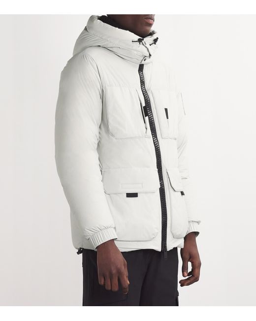 Moose Knuckles Down Brandon Puffer Jacket in Gray for Men | Lyst