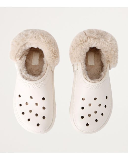 Crocs™ Lined Stomp Clogs in White | Lyst