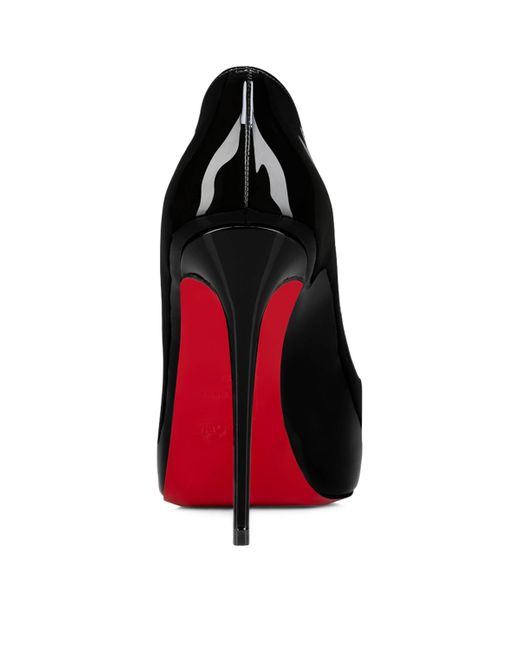 Christian Louboutin Hot Chick Alta Patent Leather Peep Toe Pumps 100 in ...