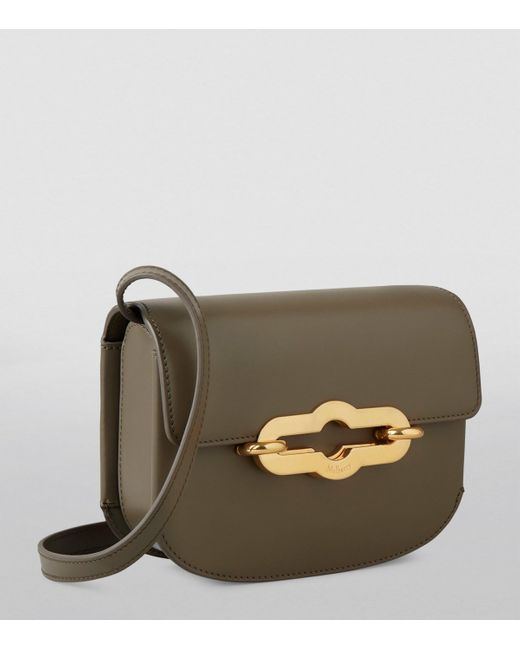 Mulberry Small Leather Satchel Bag in Green | Lyst