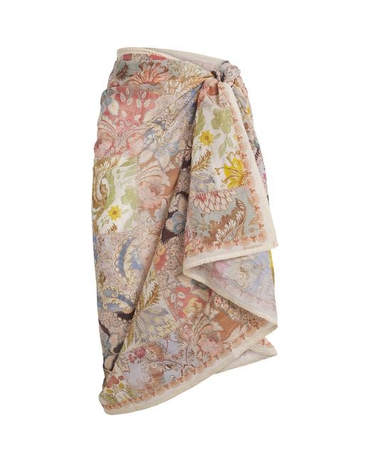 Zimmermann Cotton Patchwork Pareo | Lyst UK