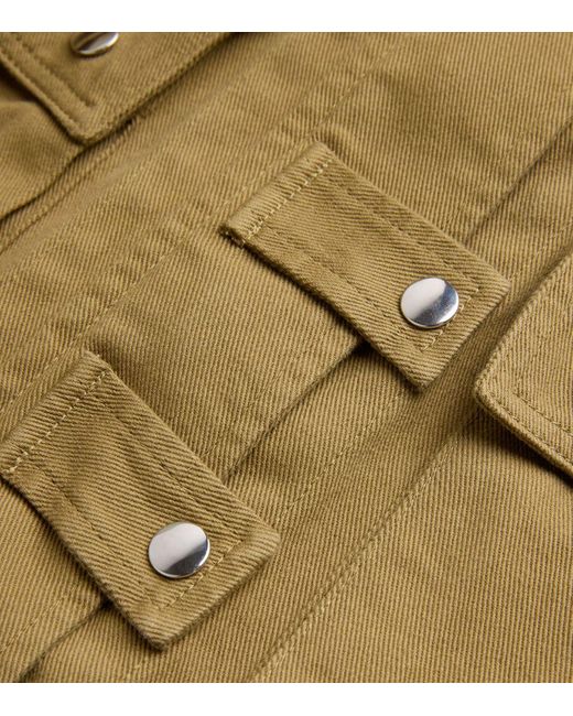 Isabel Marant Cotton Joanna Field Jacket in Green | Lyst UK