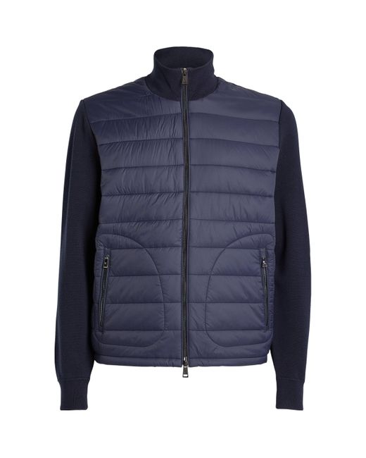 Ralph Lauren Ralph Lauren Label Quilted Knit Jacket in Blue for Men ...