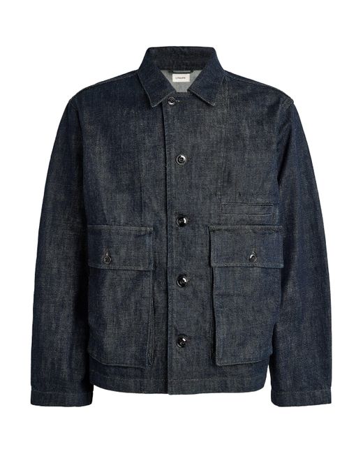 Lemaire Boxy Denim Jacket in Blue for Men | Lyst