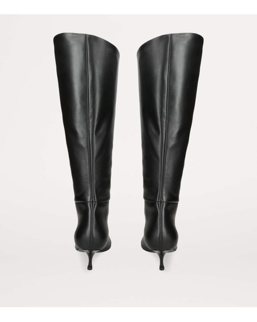 Neous Leather Rami Tubo Knee-High Boots 50 in Black | Lyst