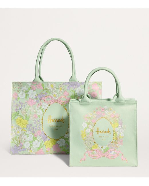 Harrods Spring Tote Bag in Yellow | Lyst
