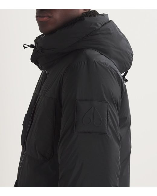 Moose Knuckles Down Brandon Puffer Jacket in Black for Men | Lyst
