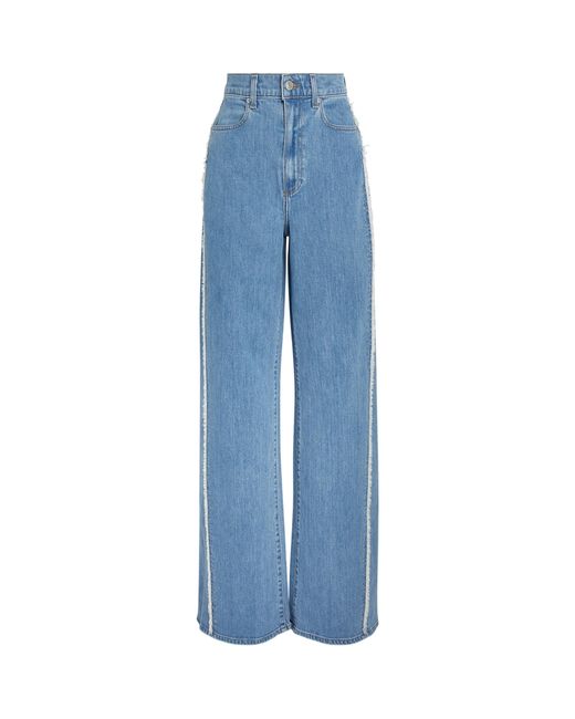 Le Jean Helena Wide-leg Jeans in Blue | Lyst UK