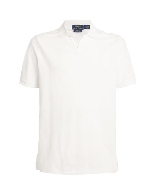 Polo Ralph Lauren Open-Collar Polo Shirt in White for Men | Lyst