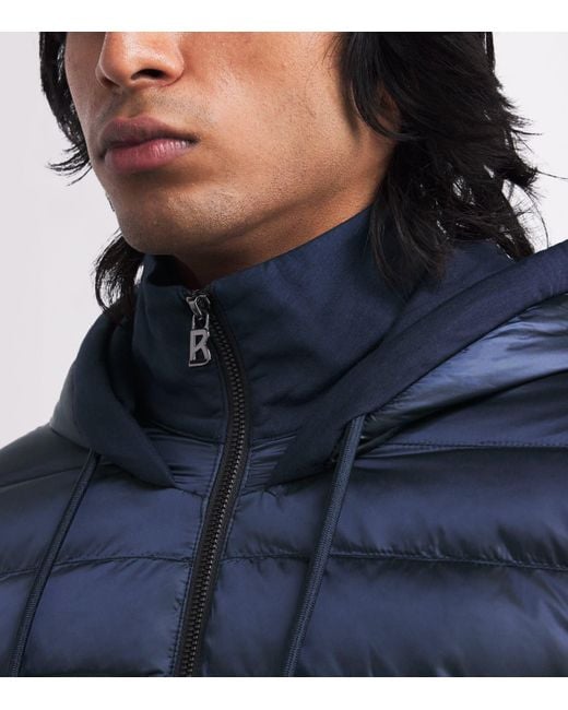 Bogner Down Hybrid Sven Padded Jacket in Blue for Men | Lyst UK