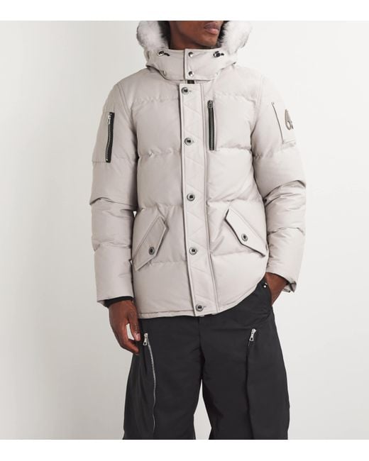 Moose Knuckles 3Q Down Jacket in Gray for Men | Lyst