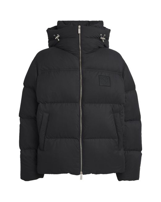 Off-White c/o Virgil Abloh Off- Down Arrow-Patch Puffer Jacket in Black for Men | Lyst UK