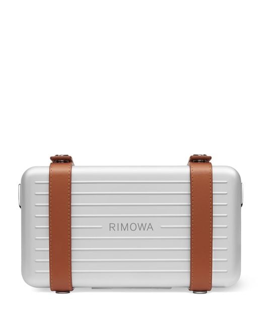 RIMOWA Aluminium Cross-Body Personal Bag in White for Men | Lyst