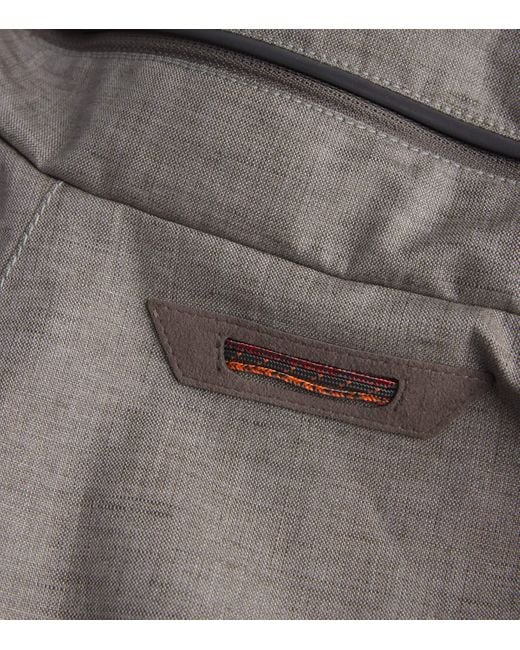 Sease Laminated Linen Endurance Jacket in Grey for Men | Lyst UK