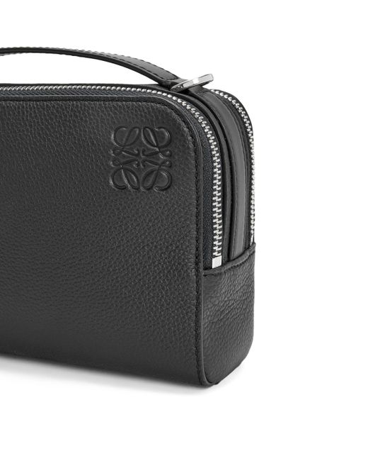 Loewe Mini Leather Camera Cross-Body Bag in Black for Men | Lyst