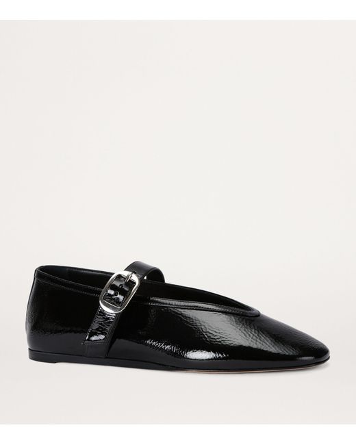 Le Monde Beryl Patent Leather Stella Flats in Black | Lyst