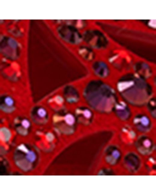 Christian Louboutin Lasera Strass Pumps 100 in Red | Lyst UK