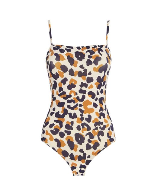Eres Coquillage Print Nereides Swimsuit in White | Lyst