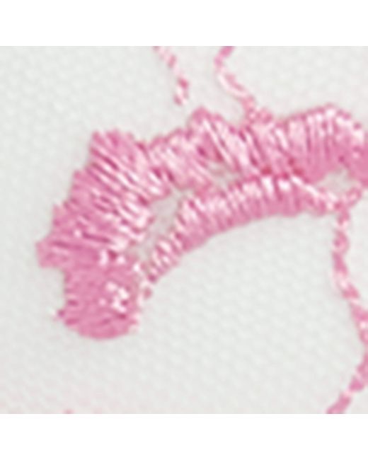 Dora Larsen Floral Embroidered Marta Underwire Bra in Pink | Lyst