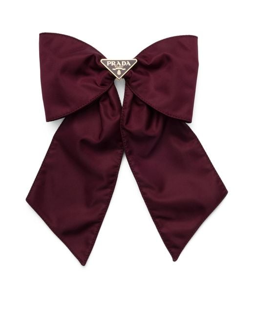 Prada Re-Nylon Hair Clip in Purple | Lyst UK