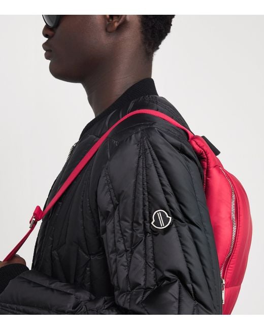 Rick Owens X Moncler Down Geocamo Flight Jacket in Black for Men | Lyst UK