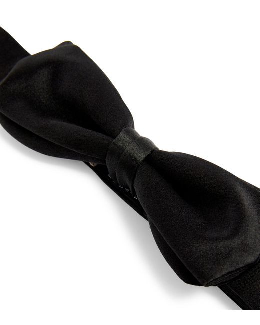 Pal Zileri Silk Bow Tie in Black for Men | Lyst UK