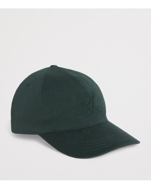 Ralph Lauren X Wimbledon Cotton Script Cap in Green for Men | Lyst UK
