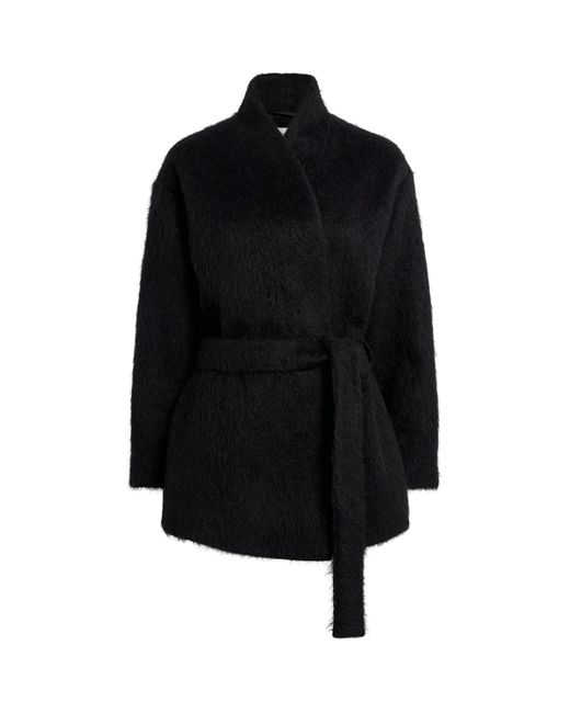 Almada Label Wool-Blend Noorie Coat in Black | Lyst UK