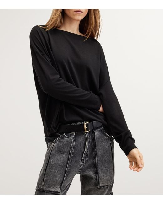 AllSaints Rita T-Shirt in Black | Lyst UK