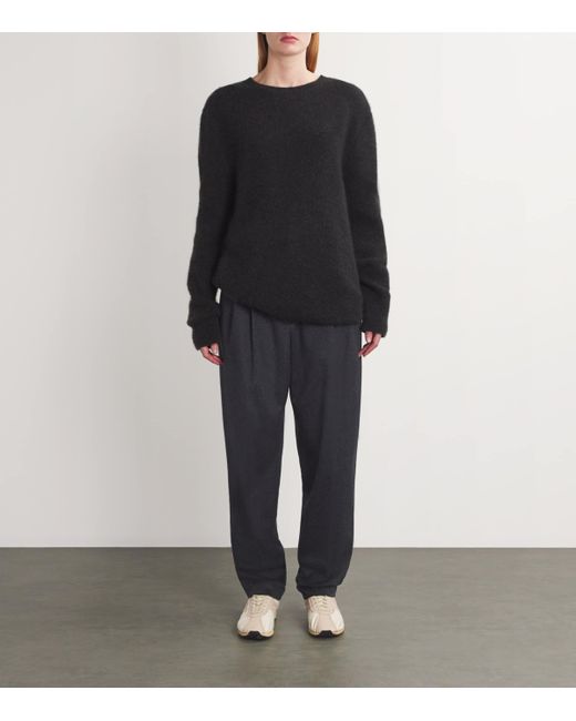 The Row Richelle Cashmere Trousers in Blue | Lyst