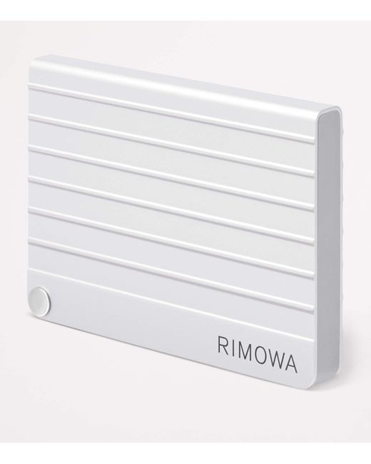 RIMOWA Aluminium Card Holder in White | Lyst