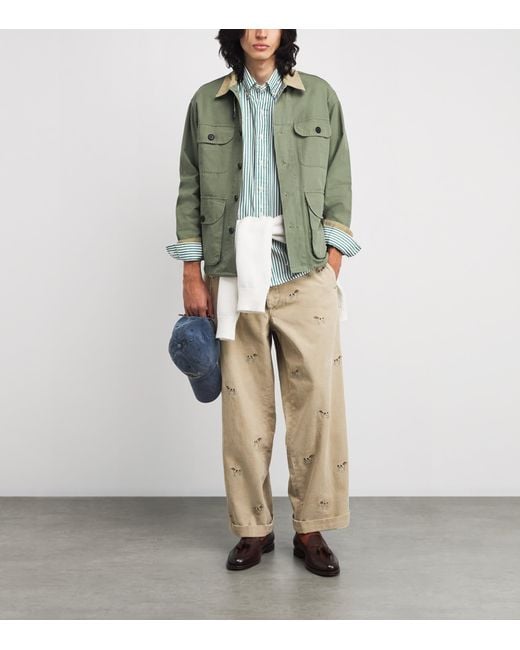 Polo Ralph Lauren Cotton Paint Splatter Shirt in Blue for Men | Lyst