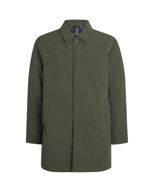 Barbour Wadded Lorden Showerproof Jacket in Green for Men | Lyst UK