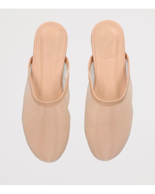 Ancient Greek Sandals Mesh The Slipper Slippers in White | Lyst